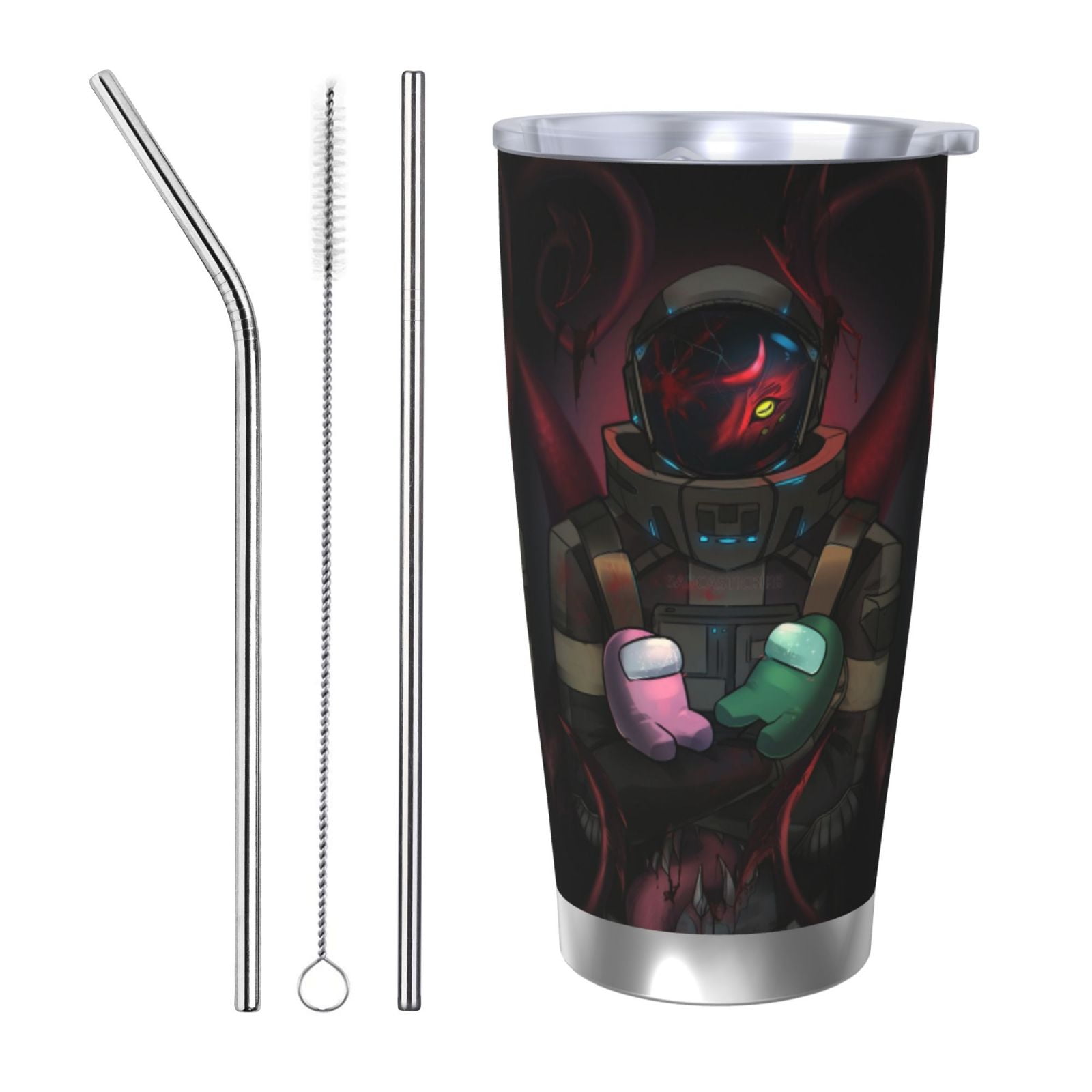 Gaming Among-Us Imposter Crewmate Reactor Water Bottle,Coffee Cups ...
