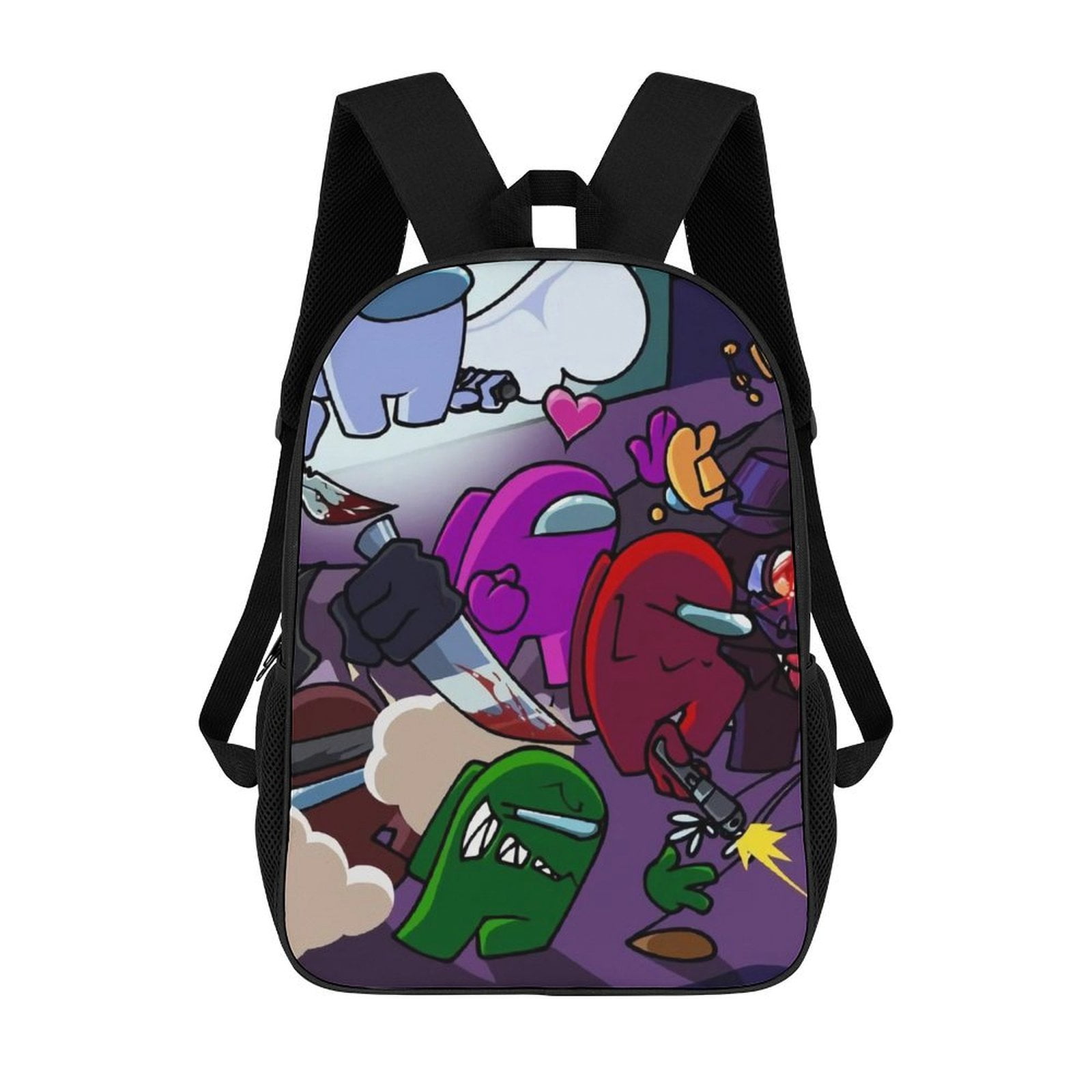 Gaming Among Us Impostors Mod Backpack Travel Bag for Men & Women ...