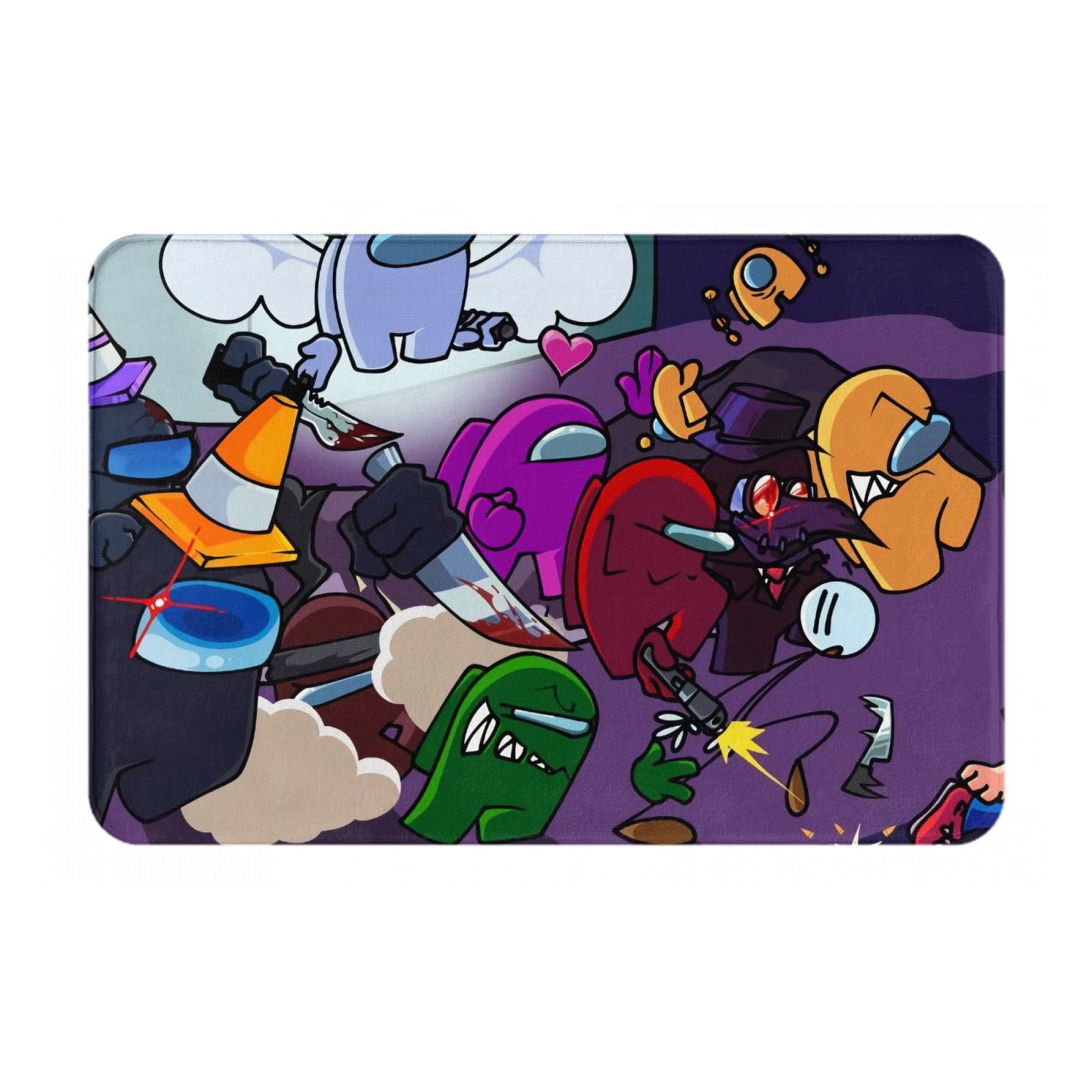 Gaming Among Us Impostors Mod Door Mat For Indoor Outdoor,Bathroom Rugs ...