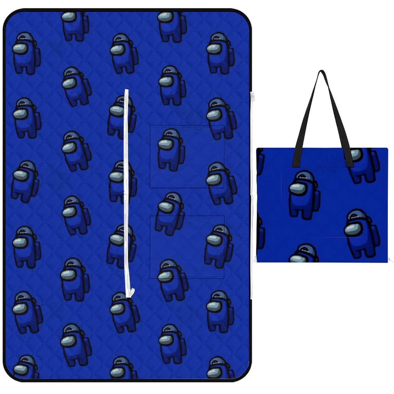 Gaming Among-Us Picnic Blankets 59"x39" Extra Large Outdoor Blanket ...