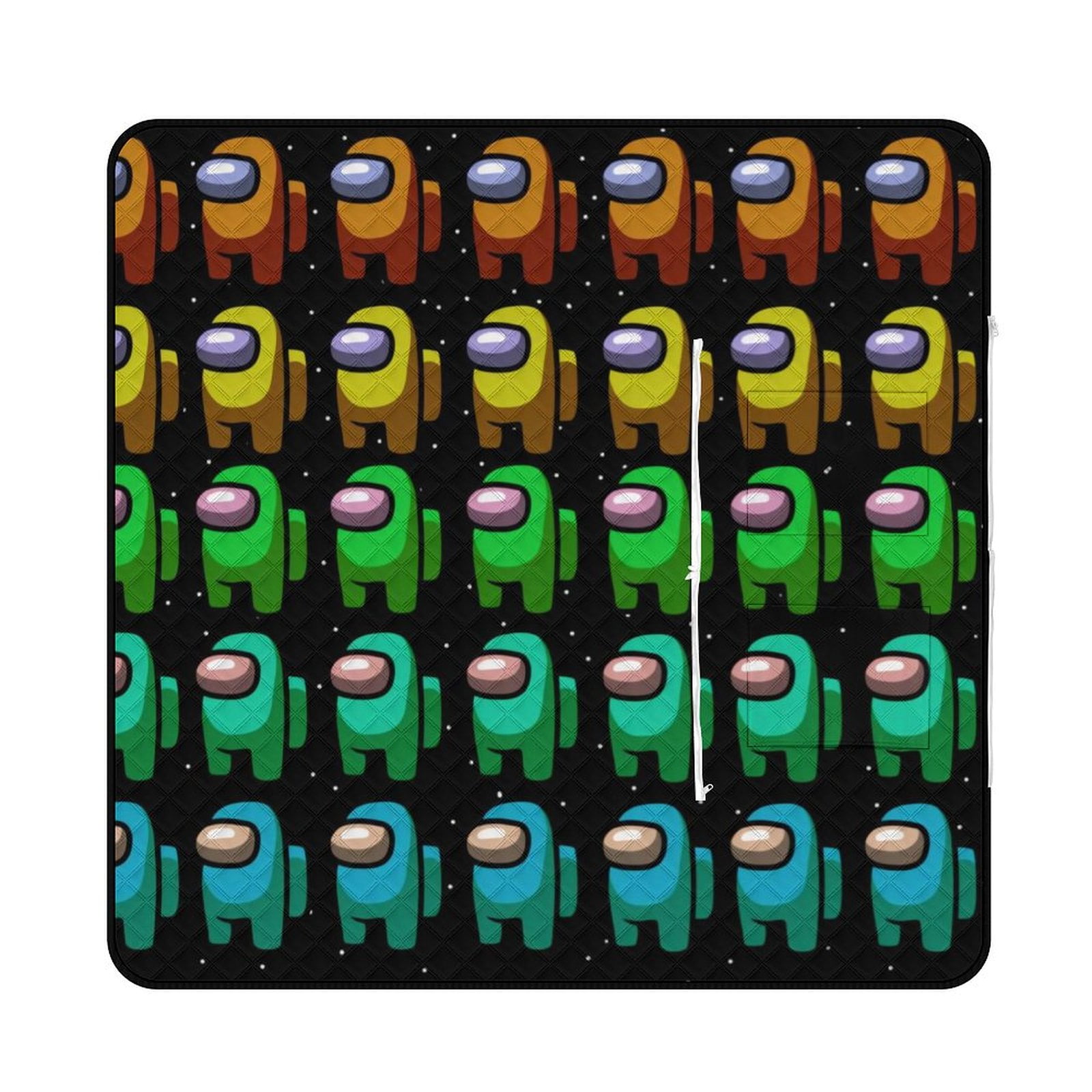 Gaming Among-Us Picnic Blankets 59"x59" Extra Large Outdoor Blanket ...