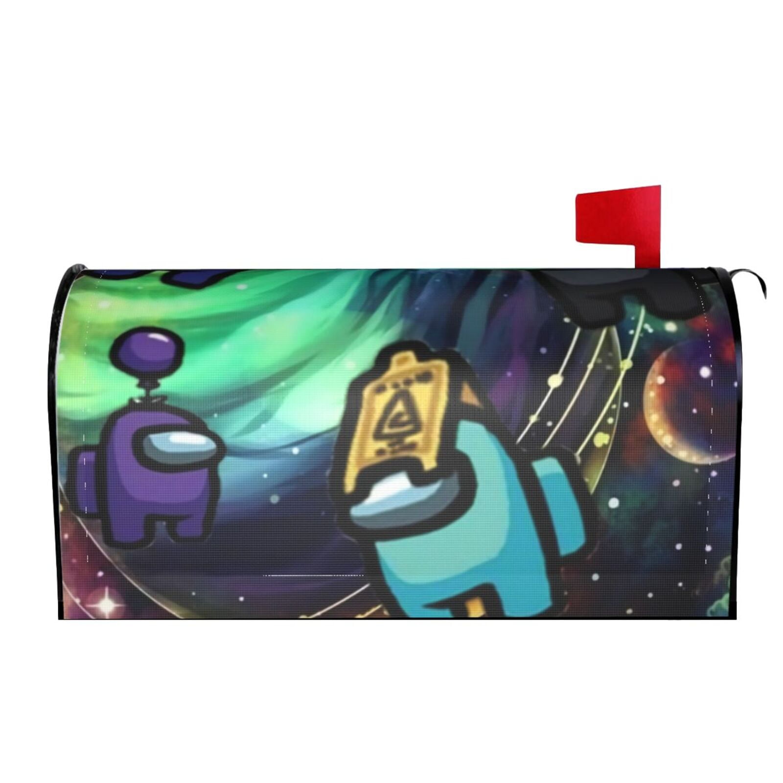 Gaming Among-Us They Were Not The Impostor Cartoon Character Mailbox ...