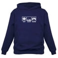 Tstars Men's Video Game Sweatshirt, Eat Sleep Repeat Gamer Hoodie ...