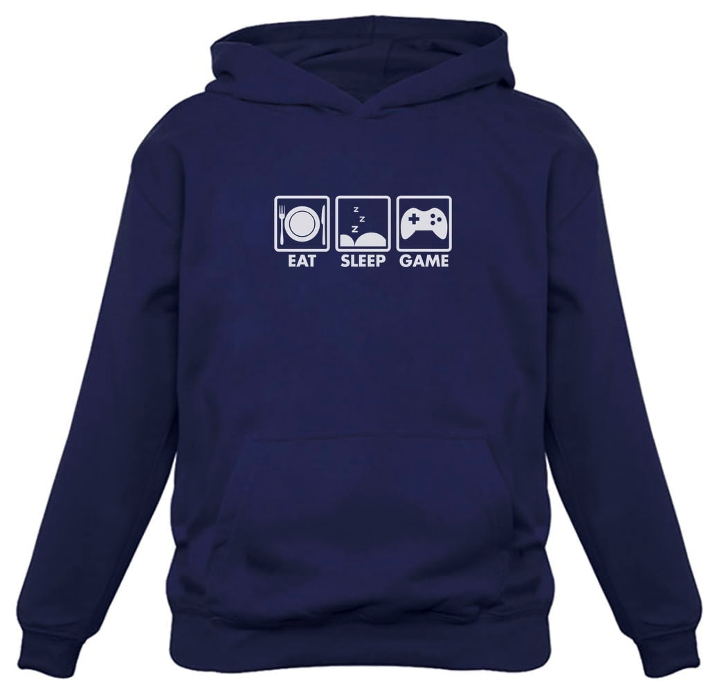 Tstars Gamer Sweatshirt, Video Game Clothes, Eat Sleep Repeat Hoodie, X ...