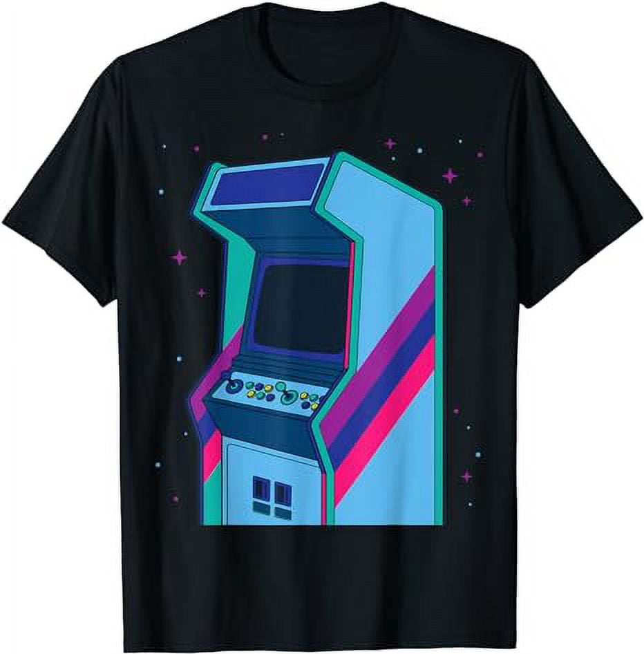 Gaming Arcade Machine Classic Console Retro Gamer Gifts T-Shirt ...