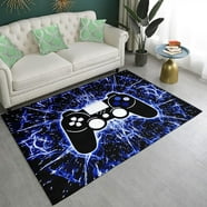 Gaming Rug for Kids Boy Bedroom Gamer Area Carpet 3D Neon Game Cool ...