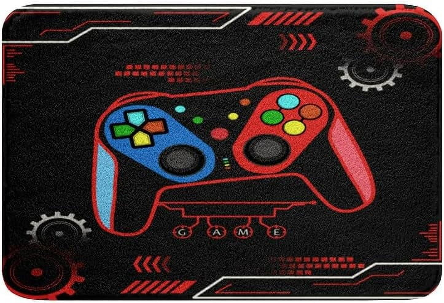 Gaming Bath Mats for Bathroom Gamer Bath Rugs for Shower Tub Game ...