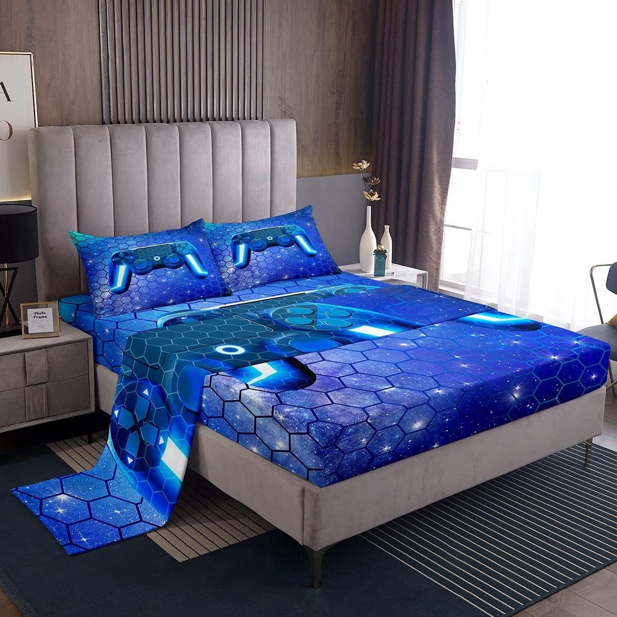 Gaming Bedding Sets Video Games Sheet Sets 3 Pcs Soft Microfiber All ...