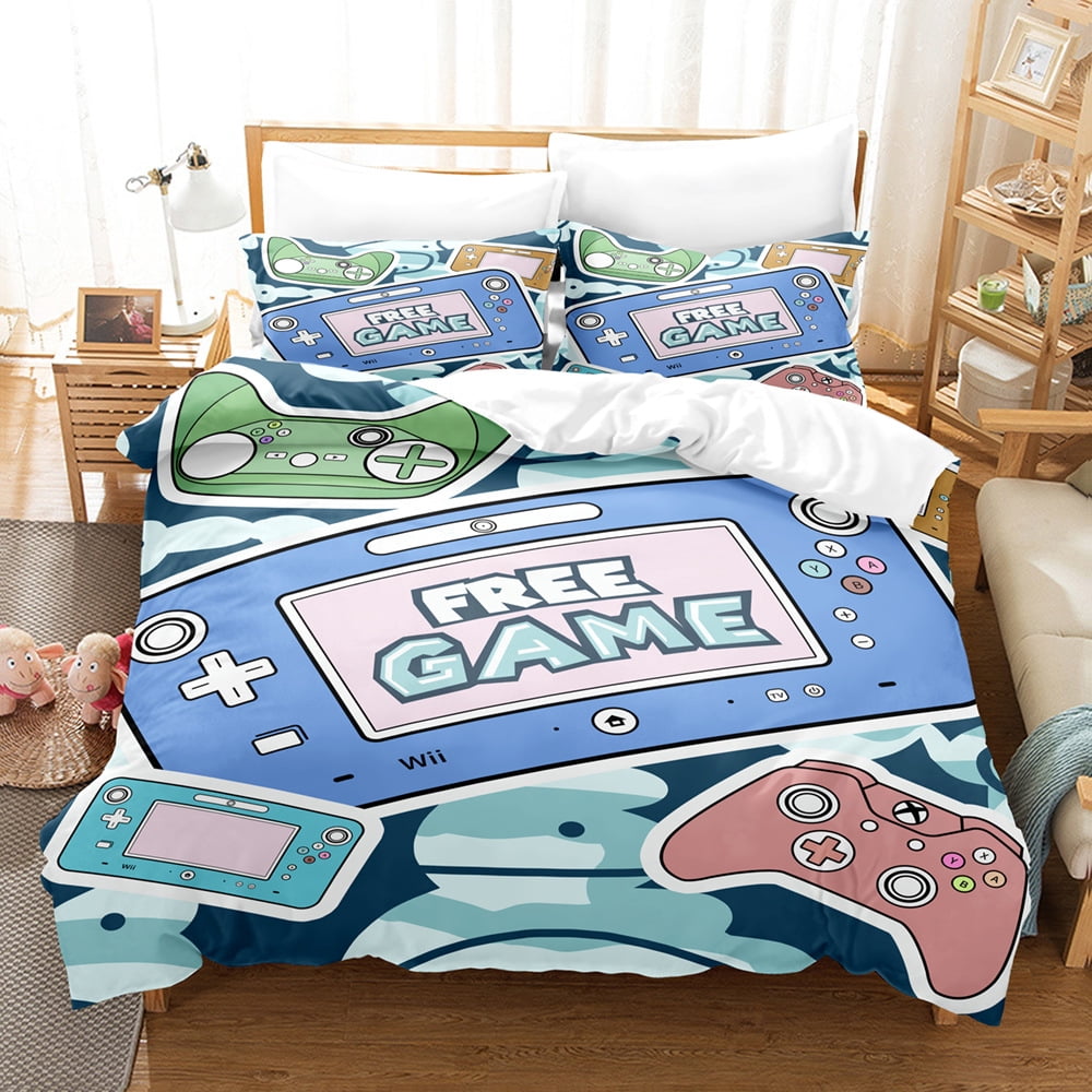 Gaming Bedding Sets for Boys, Gamer Cool Room Home Decor, Gamer Bedding ...
