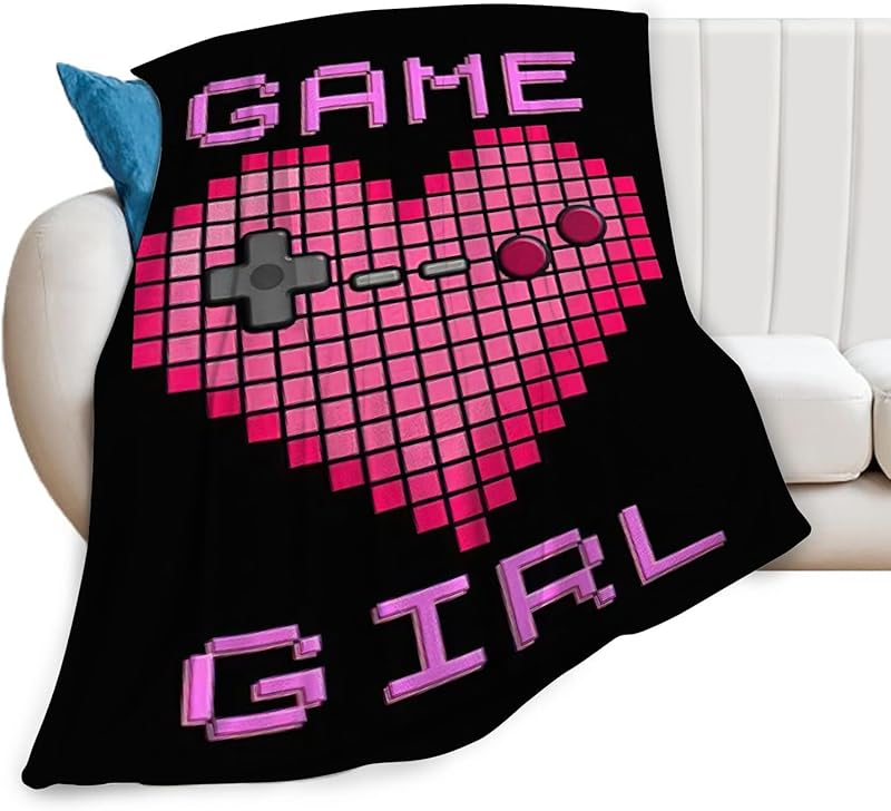 Gaming Blanket Game Gamer Throw Blankets Plush Cozy Flannel Fleece ...