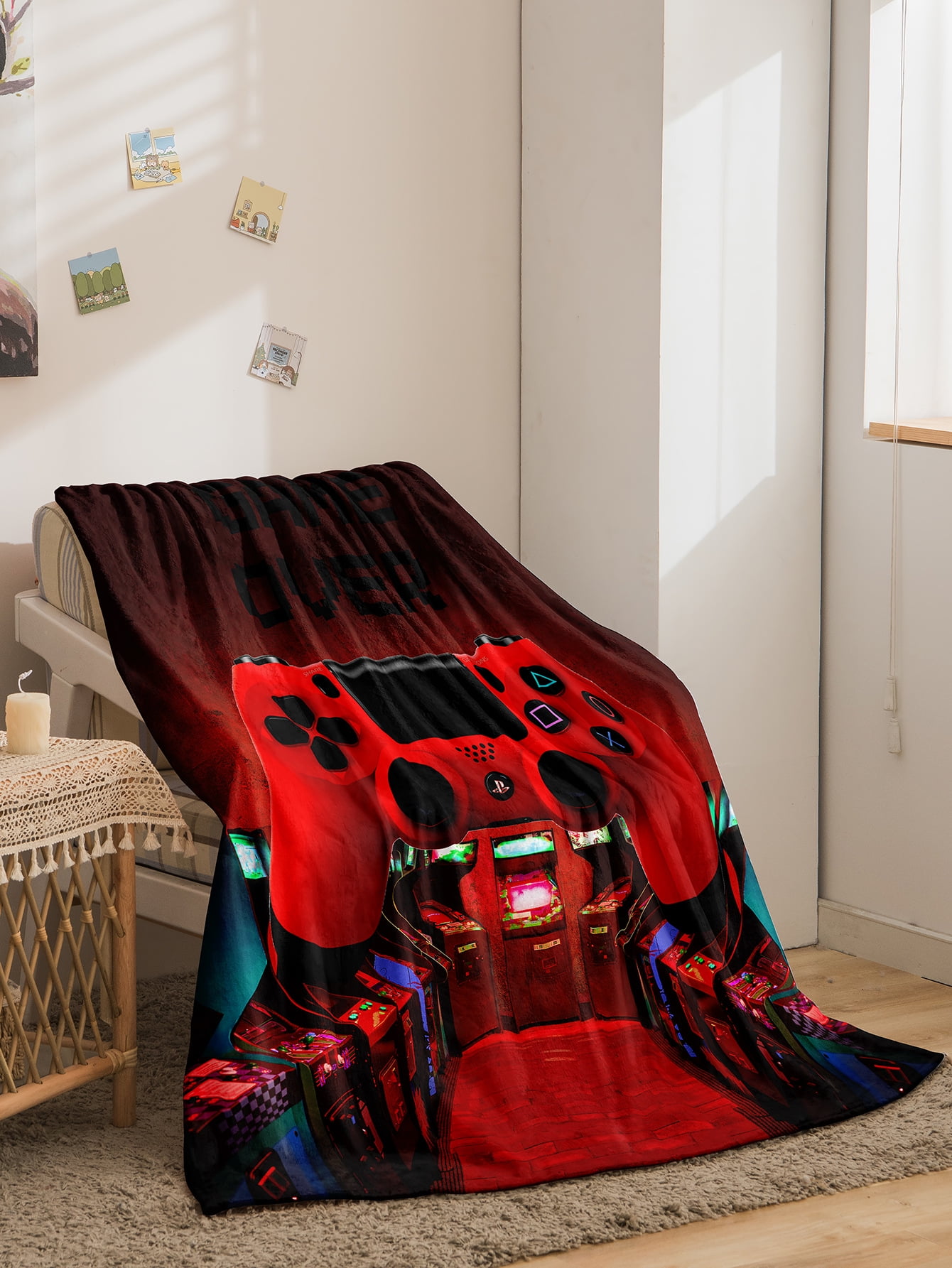 Gaming Blanket Throw for Boys Game Console Blanket Throw Kids Teen ...