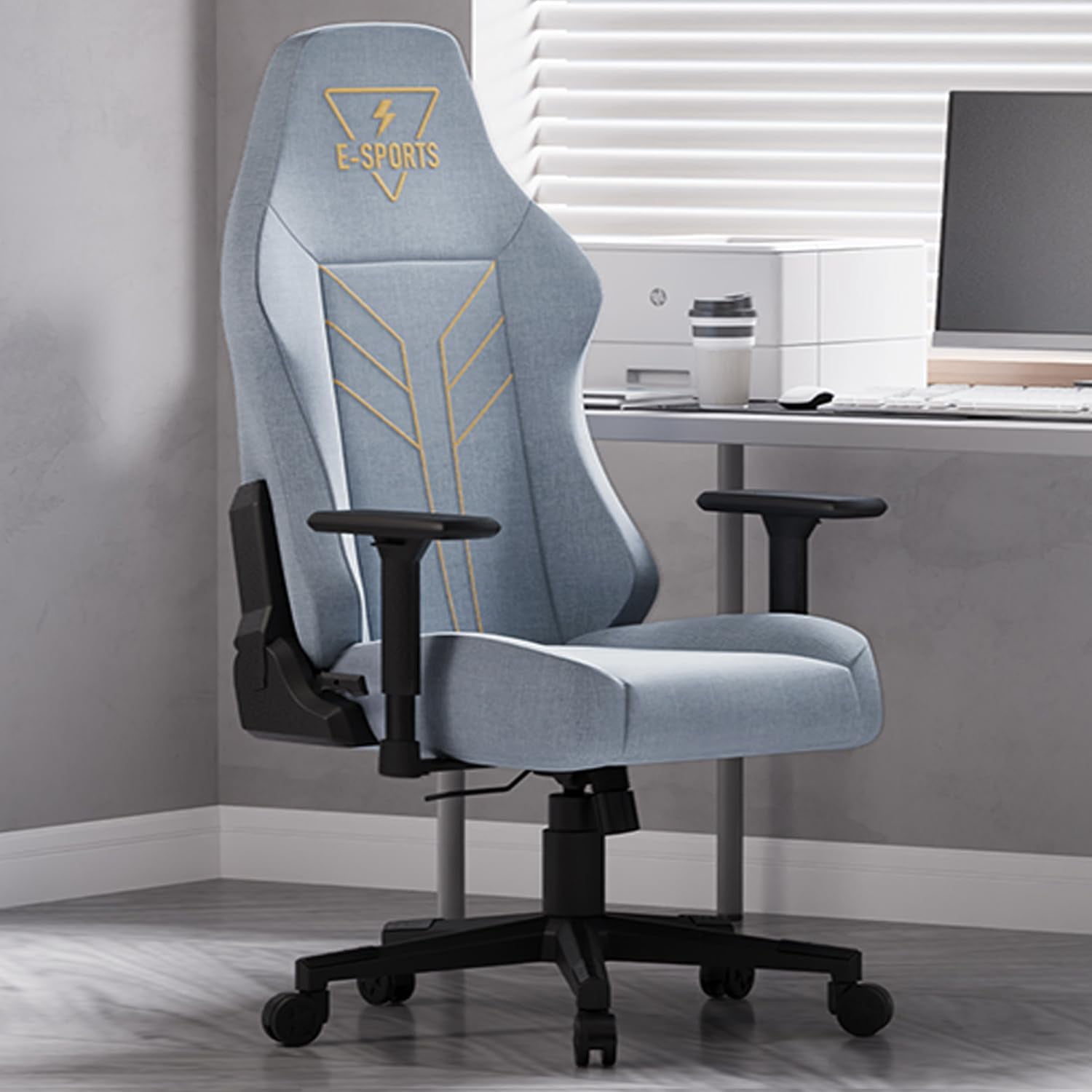 Gaming Chair with 3D Armrests, Ergonomic Video Game Chair, Height ...