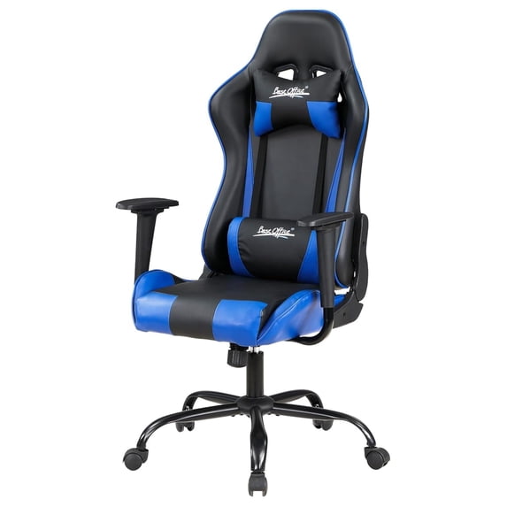 Gaming Chair Ergonomic Office Chair with Lumbar Support Headrest ...