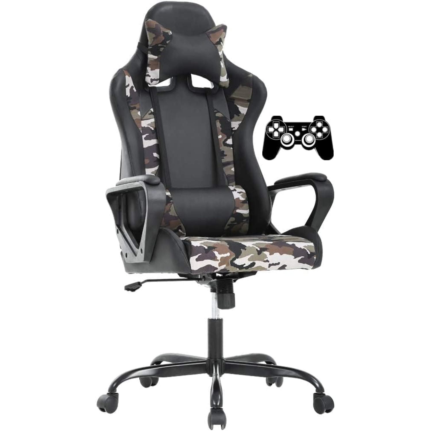 Gaming Chair High-Back Office Chair Ergonomic Video Game Chairs Height ...