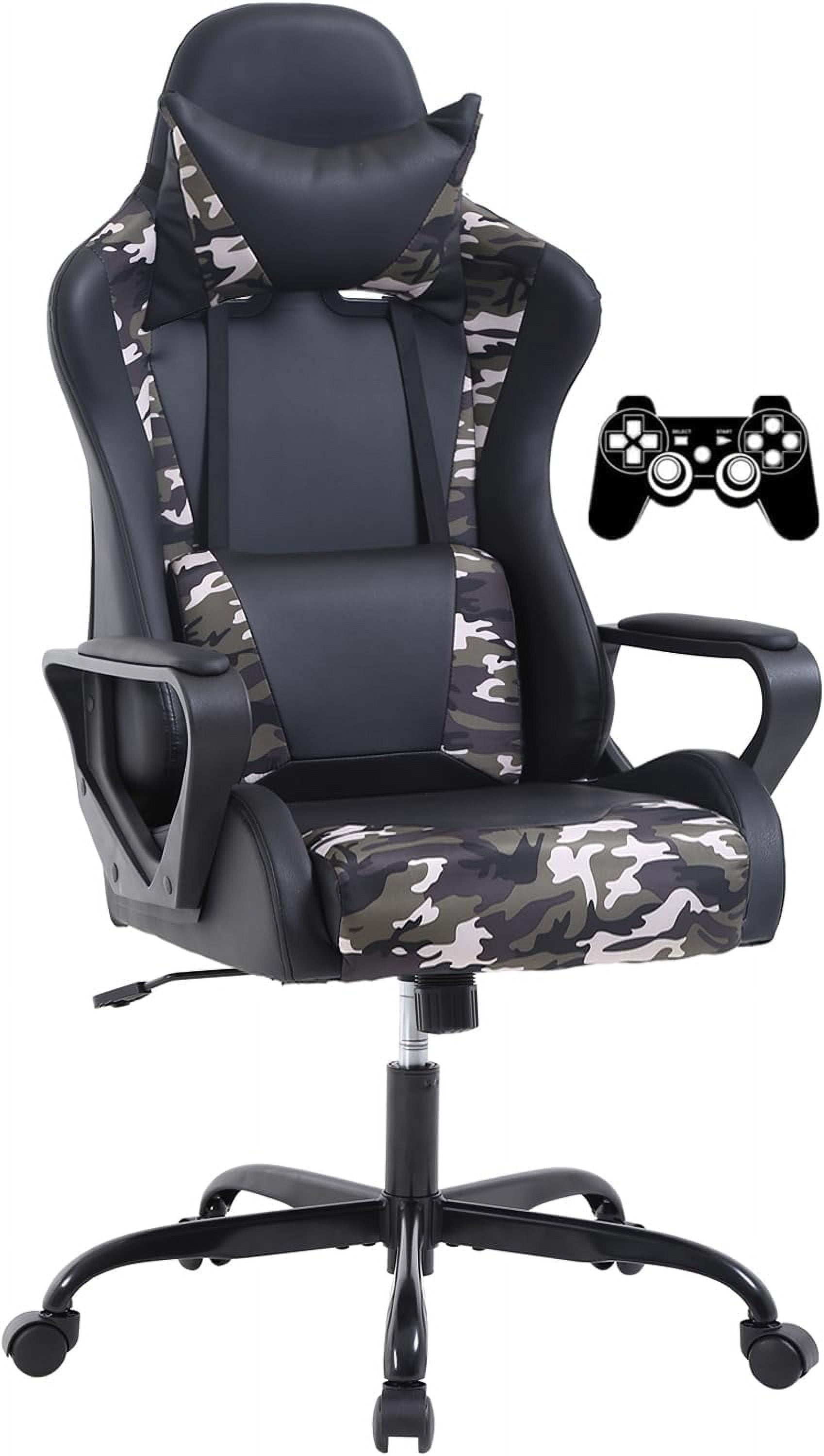 Gaming Chair High-Back Office Chair Ergonomic Video Game Chairs Height ...