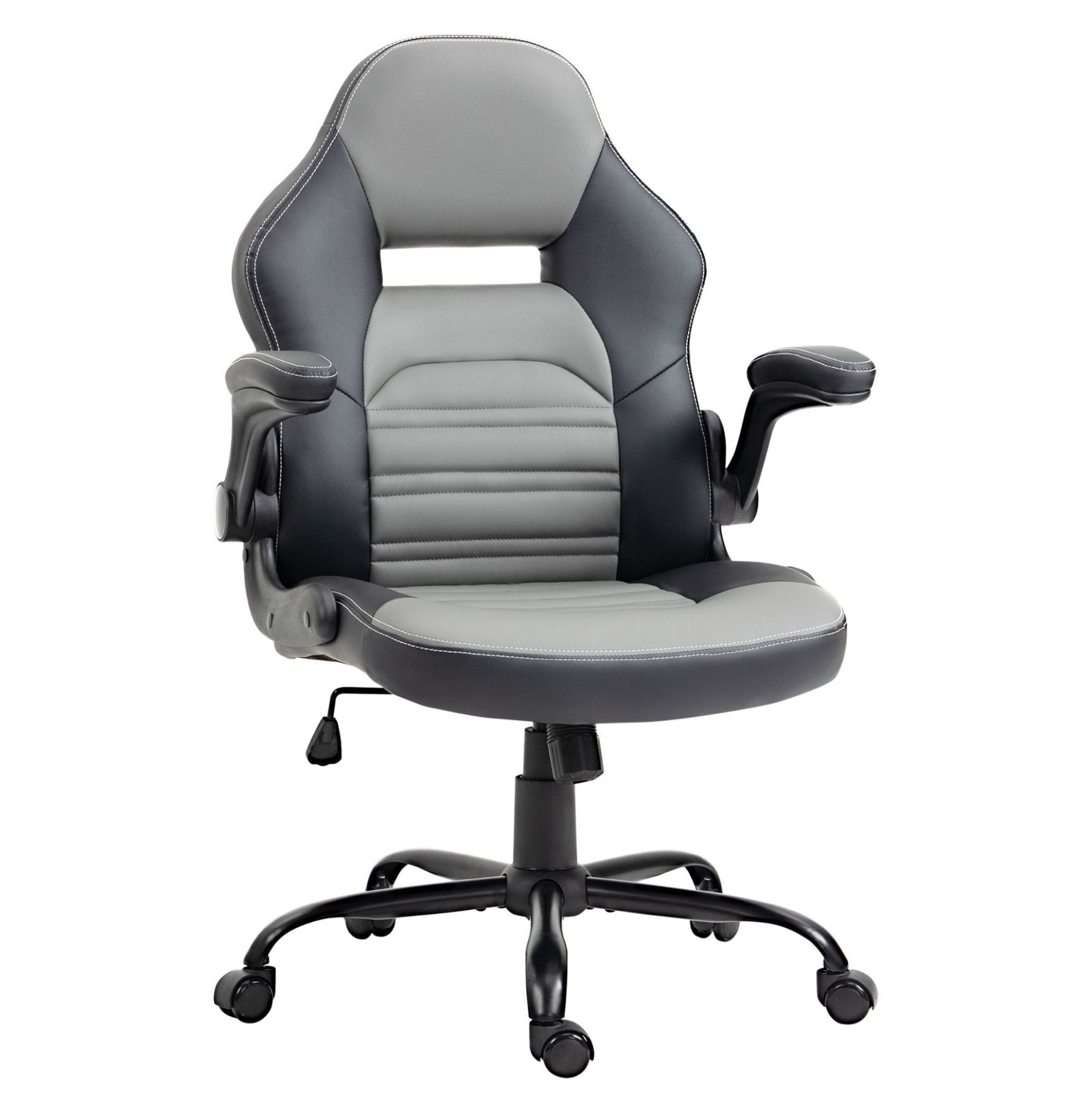 Gaming Chair Home Office Swivel Racing Computer Chair - Flip-Up Arms ...
