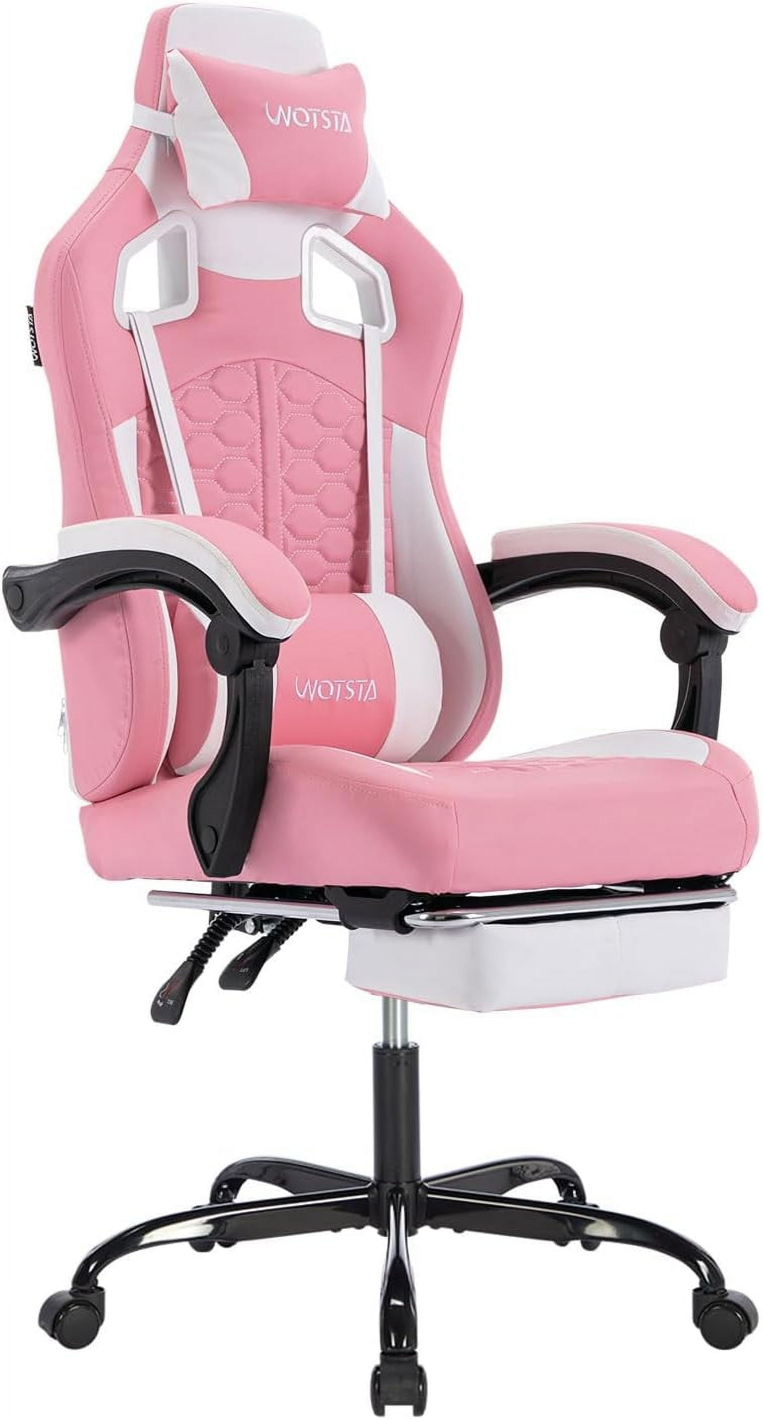 Gaming Chair with Massage,Ergonomic PC Computer Chair with Footrest ...