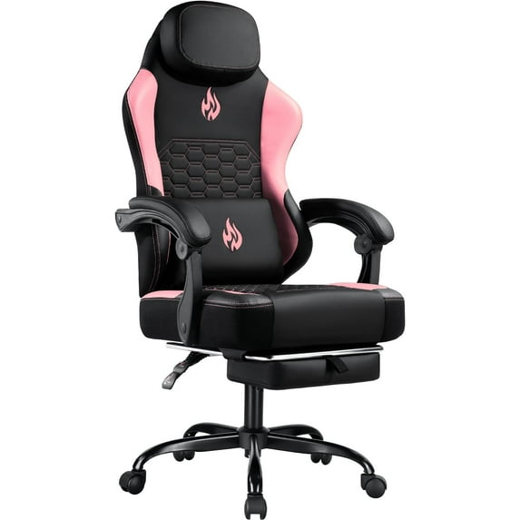 Gaming Chair with Massage and Packet Spring Cushion, Gamer Chairs for ...