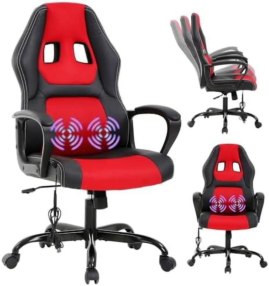 Gaming Chair with Massager, Ergonomic Office Chair Video Gaming ...