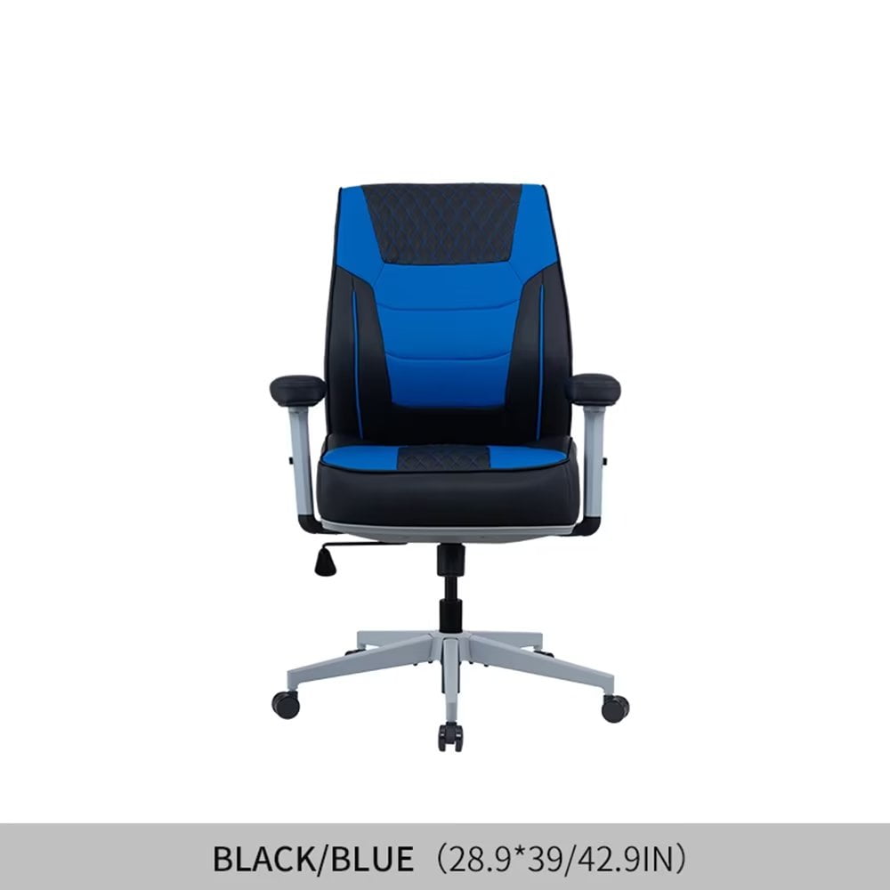 Gaming Chair, Modern 360° Swivel Office Chair with Middle Backrest and ...