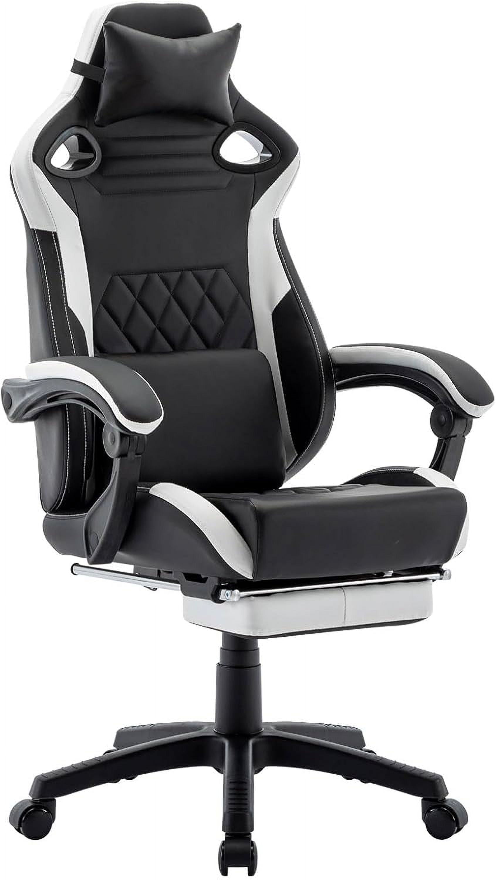 Gaming Chair Office Chair High Back Computer Chair Leather Desk Chair ...