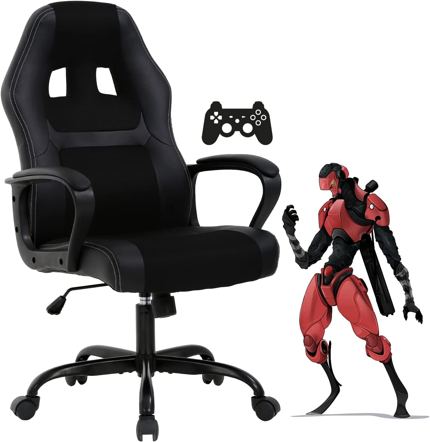 Gaming Chair PC Computer Chair Office Chair for Adult Teen Kids ...