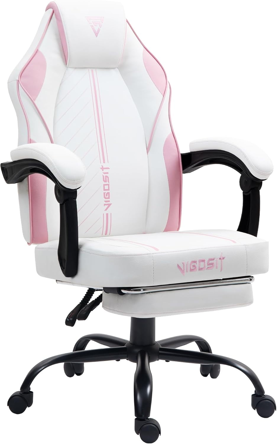 Gaming Chair with PU Leather, Ergonomic Gaming Chairs for Adults with ...