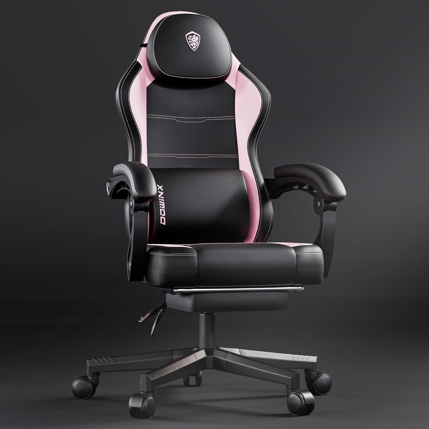 Gaming Chair with Pocket Spring Cushion and Footrest, Ergonomic Game ...