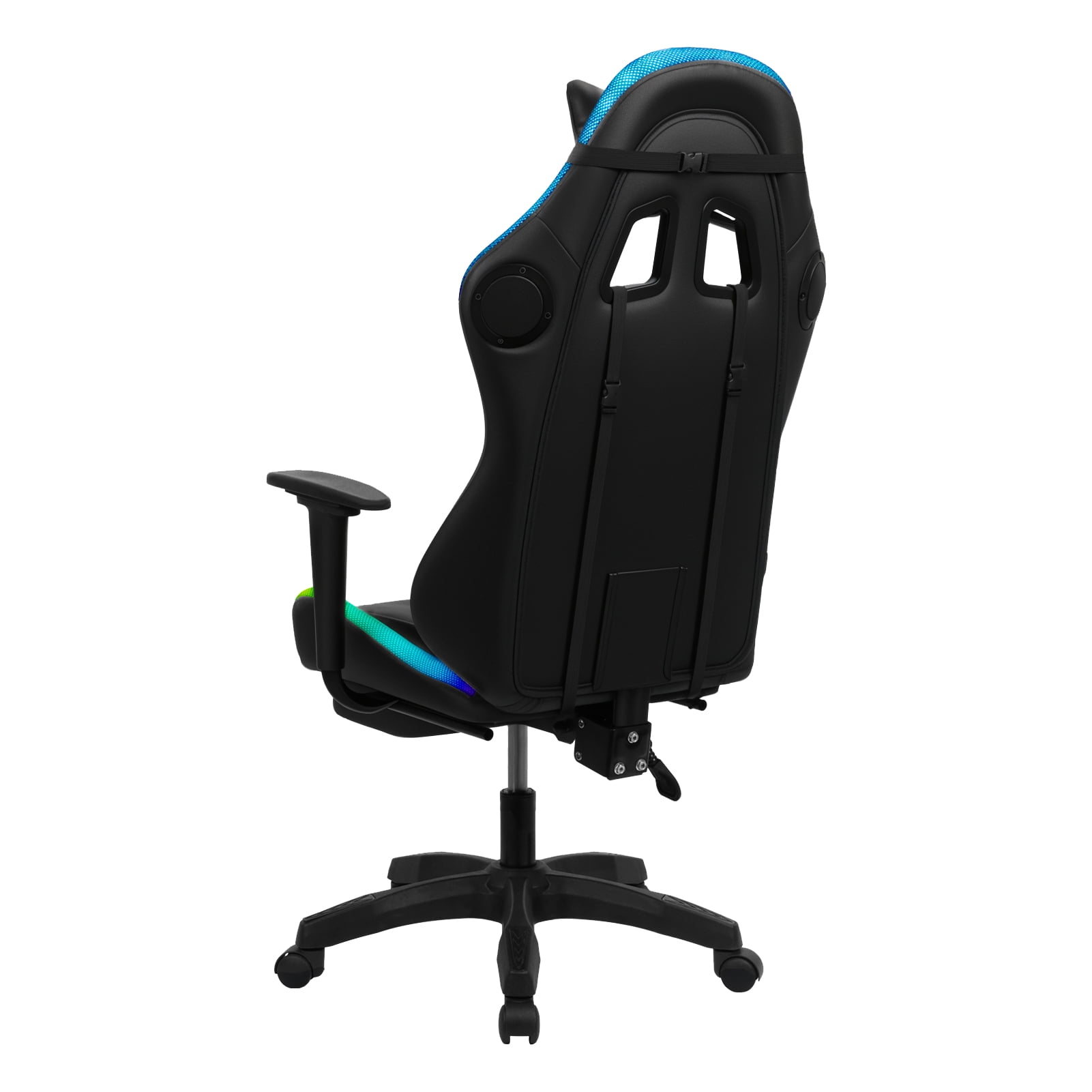 Gaming Chair with Retractable Footrest, 350lbs Load Capacity Office ...