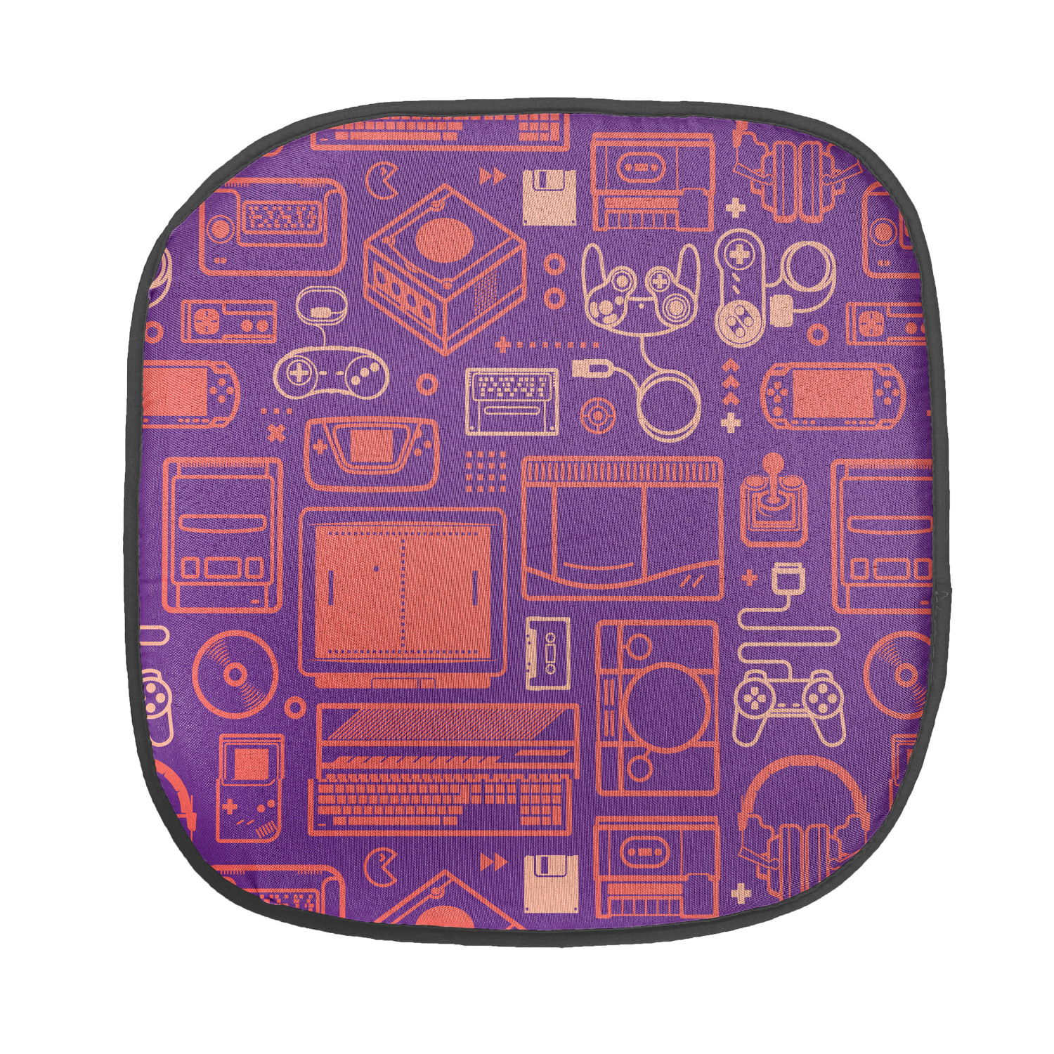 Gaming Chair Seating Cushion, Oldies Game Environment Cabled Video ...