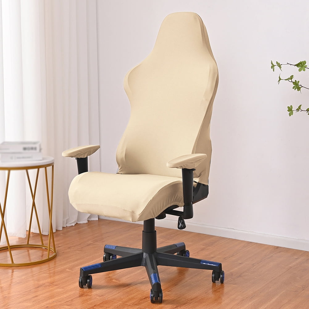 Gaming Chair Slipcover - Stretch Computer Desk Chair Cover with Zipper ...