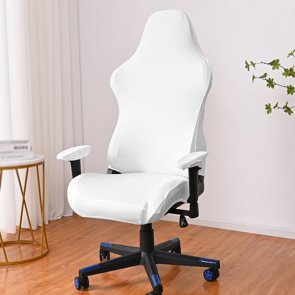 Gaming Chair Slipcover - Stretch Computer Desk Chair Cover with Zipper ...