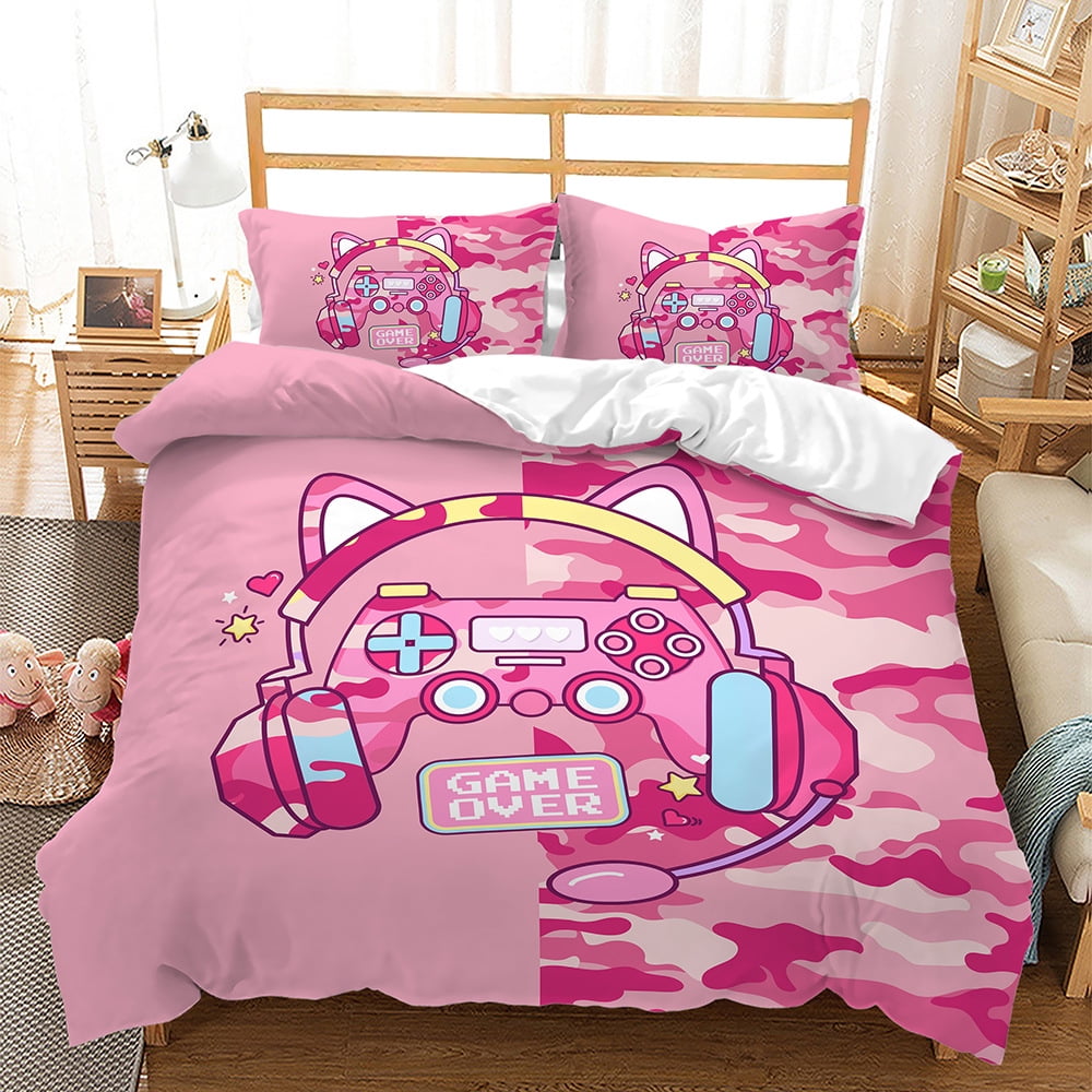 Gaming Comforter for Boys Teen Gamer Comforter Full Size Gaming Bedding ...