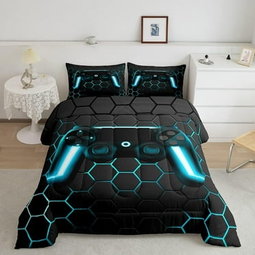 Btargot 3D Gamepad Gamer Bedding Set with Comforter, Queen Size, Ideal ...