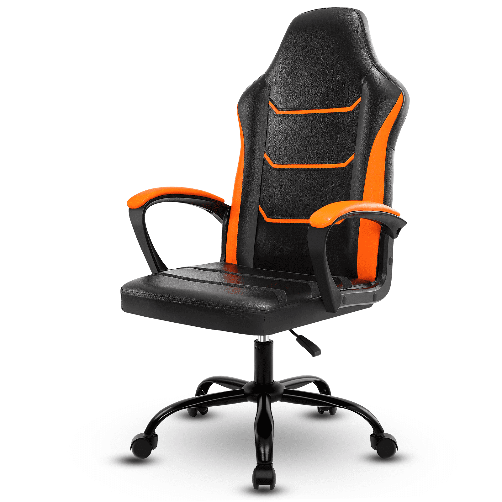 Gaming Computer Chair with Adjustable Height, Swivel PU Leather ...