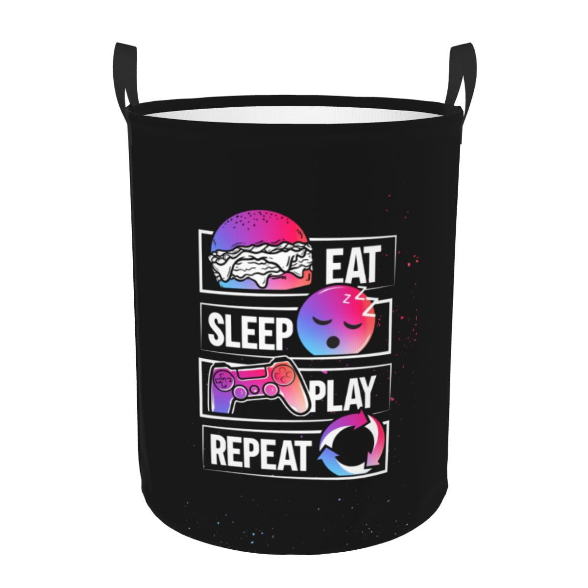 Gaming Controller Button Laundry Basket Collapsible Video Game Lover ...