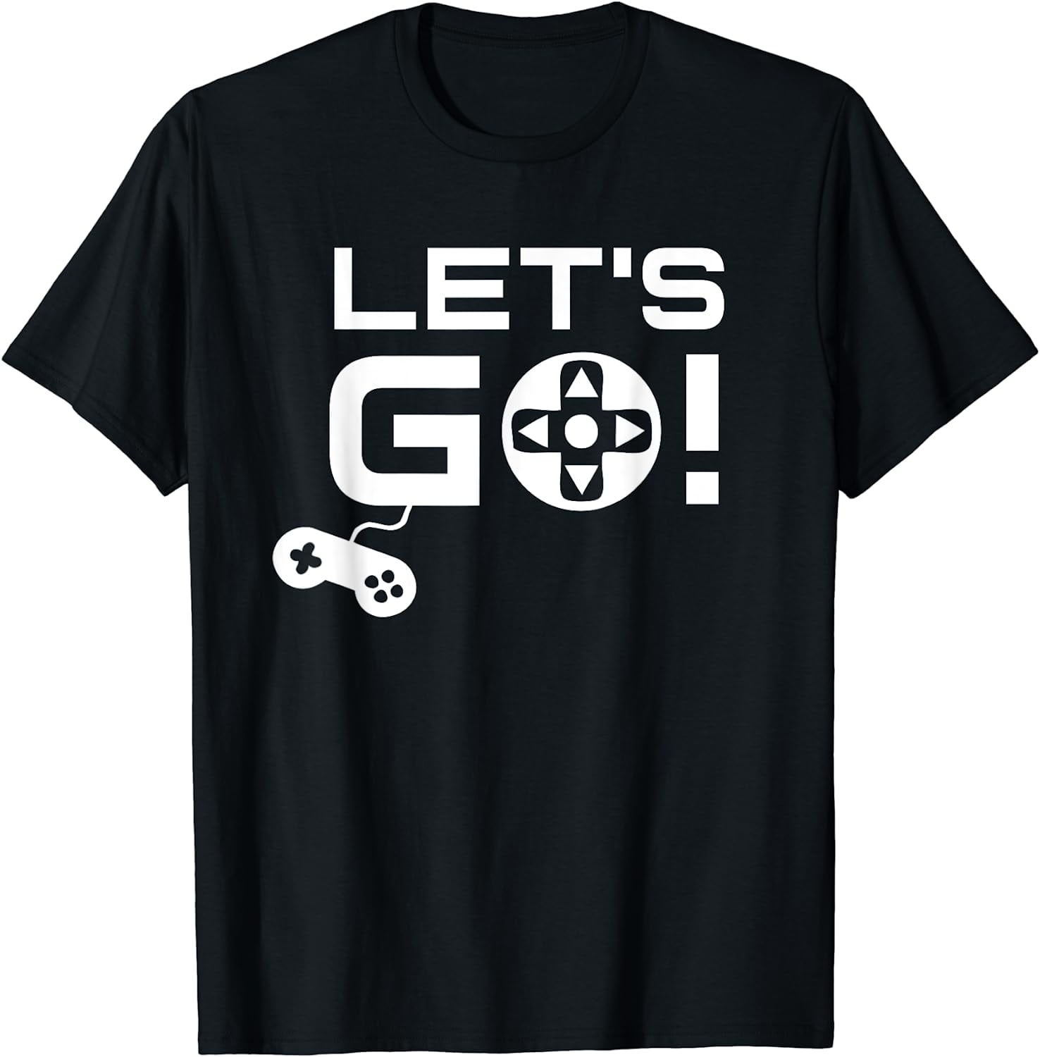Gaming Controller Let's Go Gamer T-Shirt - Walmart.com