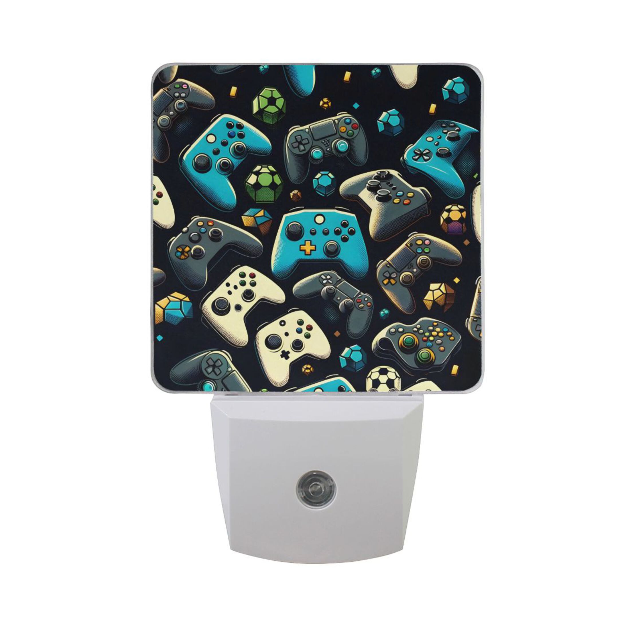 Gaming Controller Night Light 2 Pack LED Nightlight Plug into Wall Dusk ...