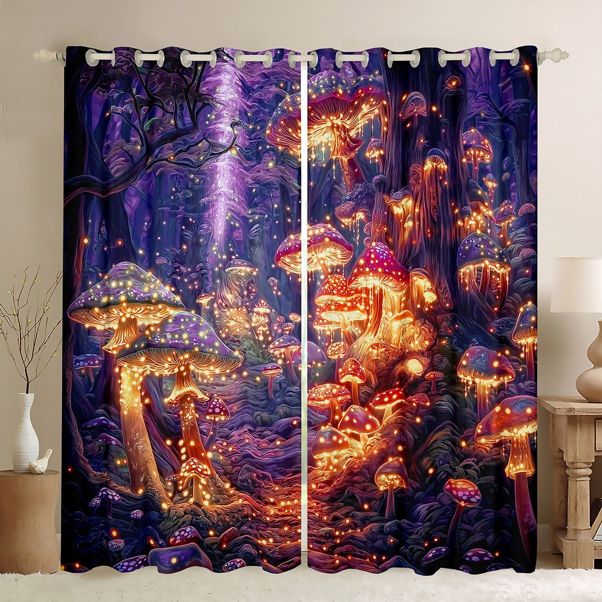 YST Gaming Curtain Set, Game Room Decor, Video Game Window Treatments ...