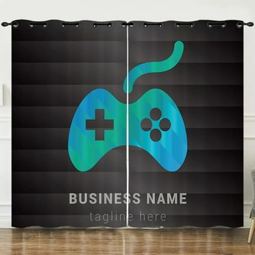Gaming Curtains for Boys Bedroom Kids Gamer Room Decor Curtain 42W x ...