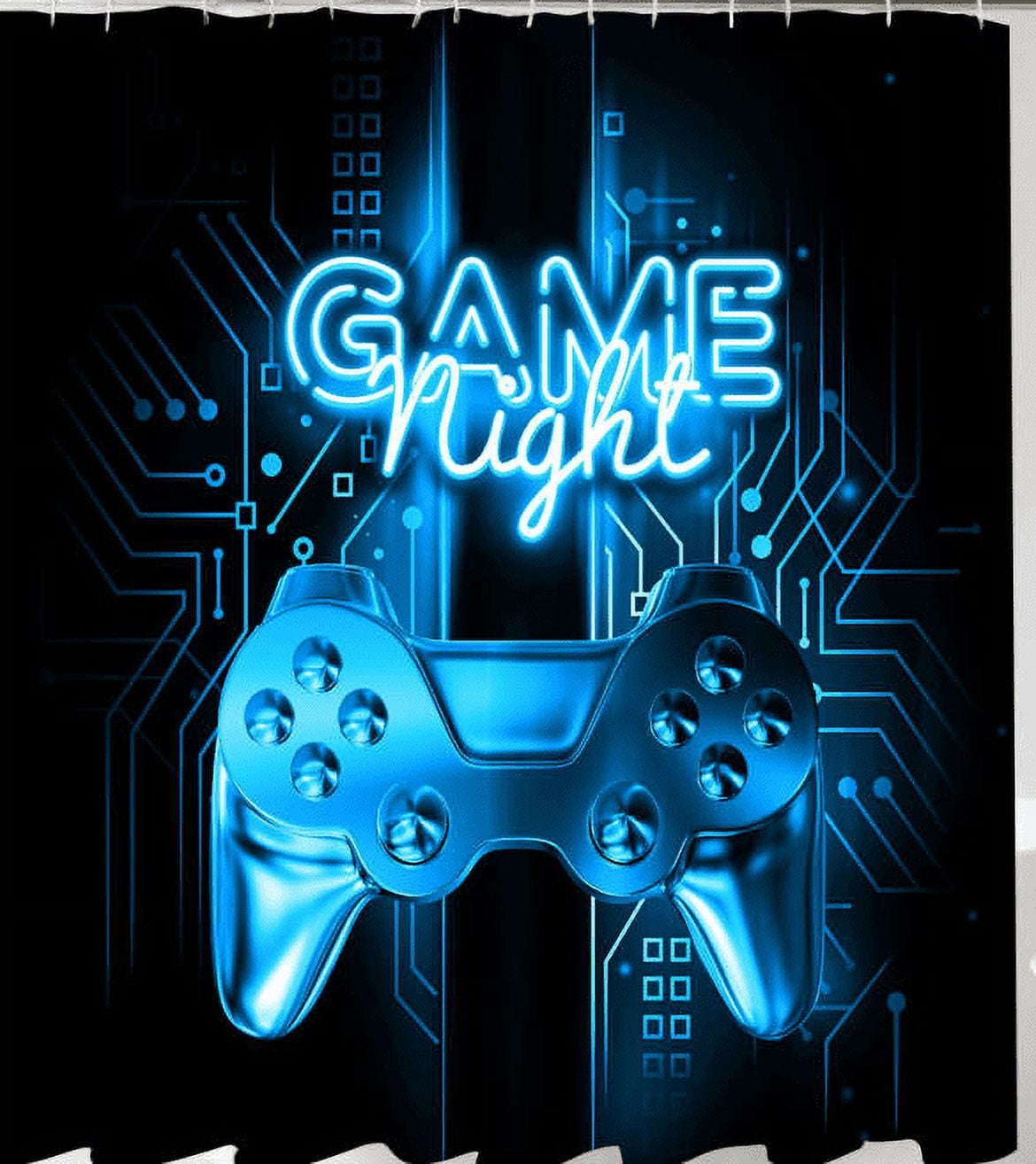 Gaming Curtains for Boys Bedroom Kids Gamer Room Decor Curtain 42W x ...