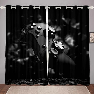 Gaming Curtains for Boys Bedroom Kids Gamer Room Decor Curtain 42W x ...