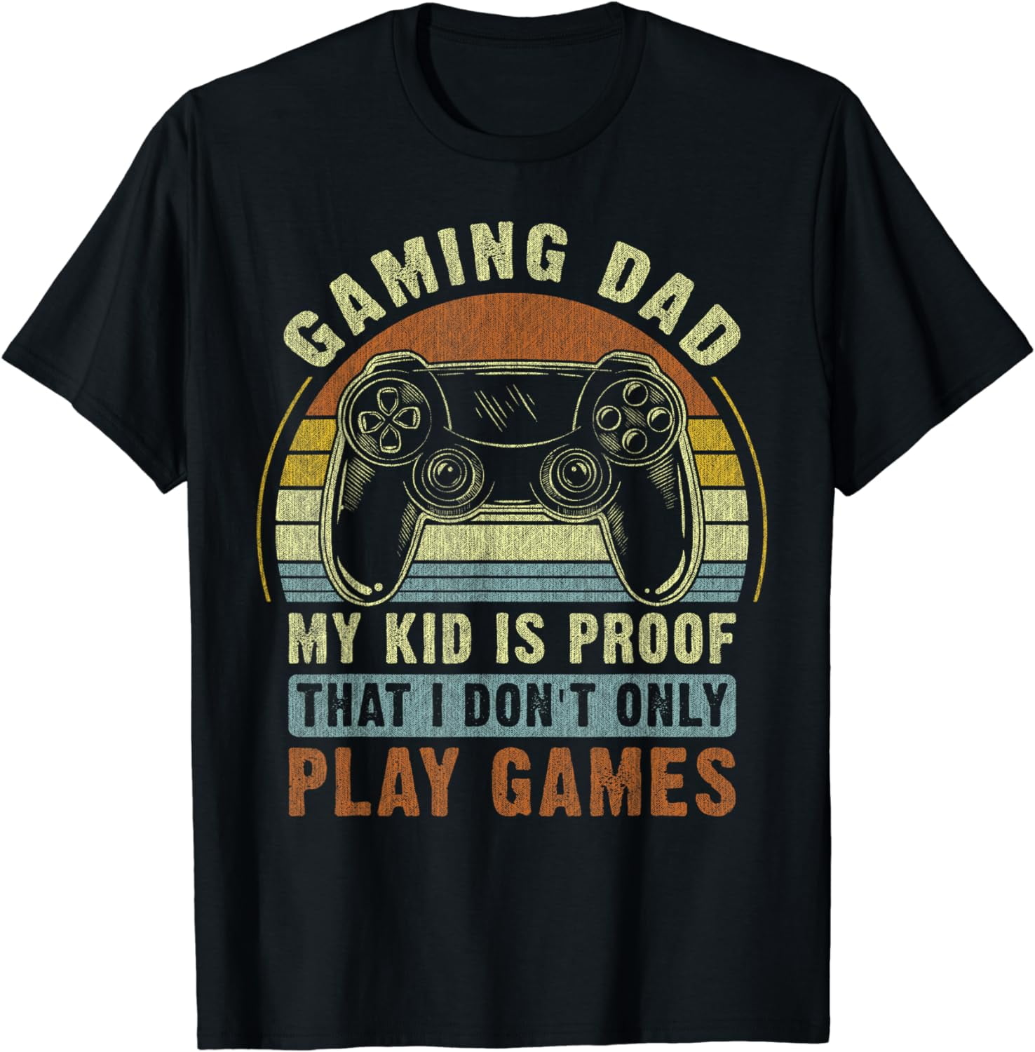 Gaming Dad, Father Kid, Father's Day, Video Gamer Daddy T-Shirt ...