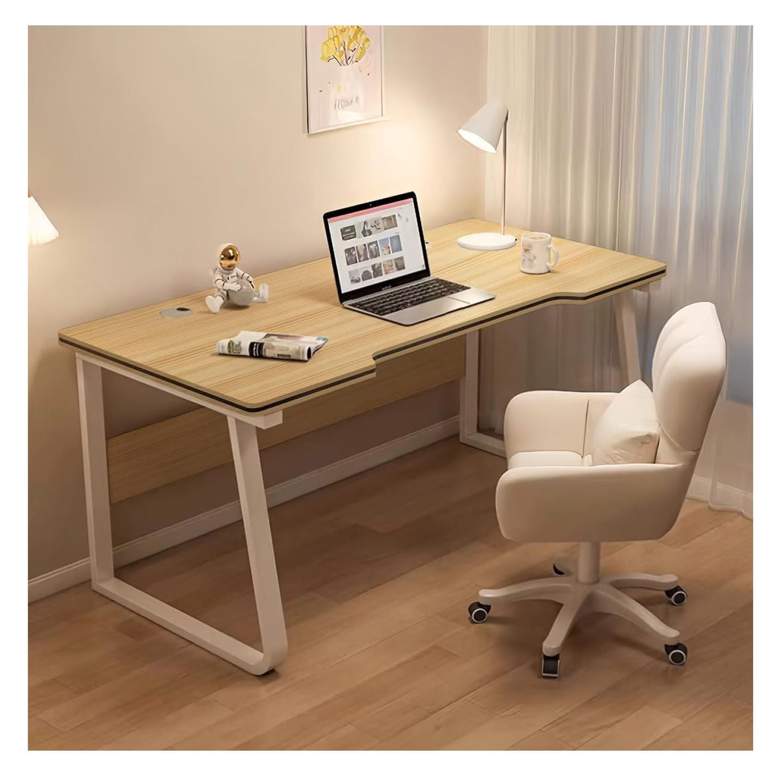 Gaming Desk Computer Writing Table Student Art Modren Simple PC Wood ...