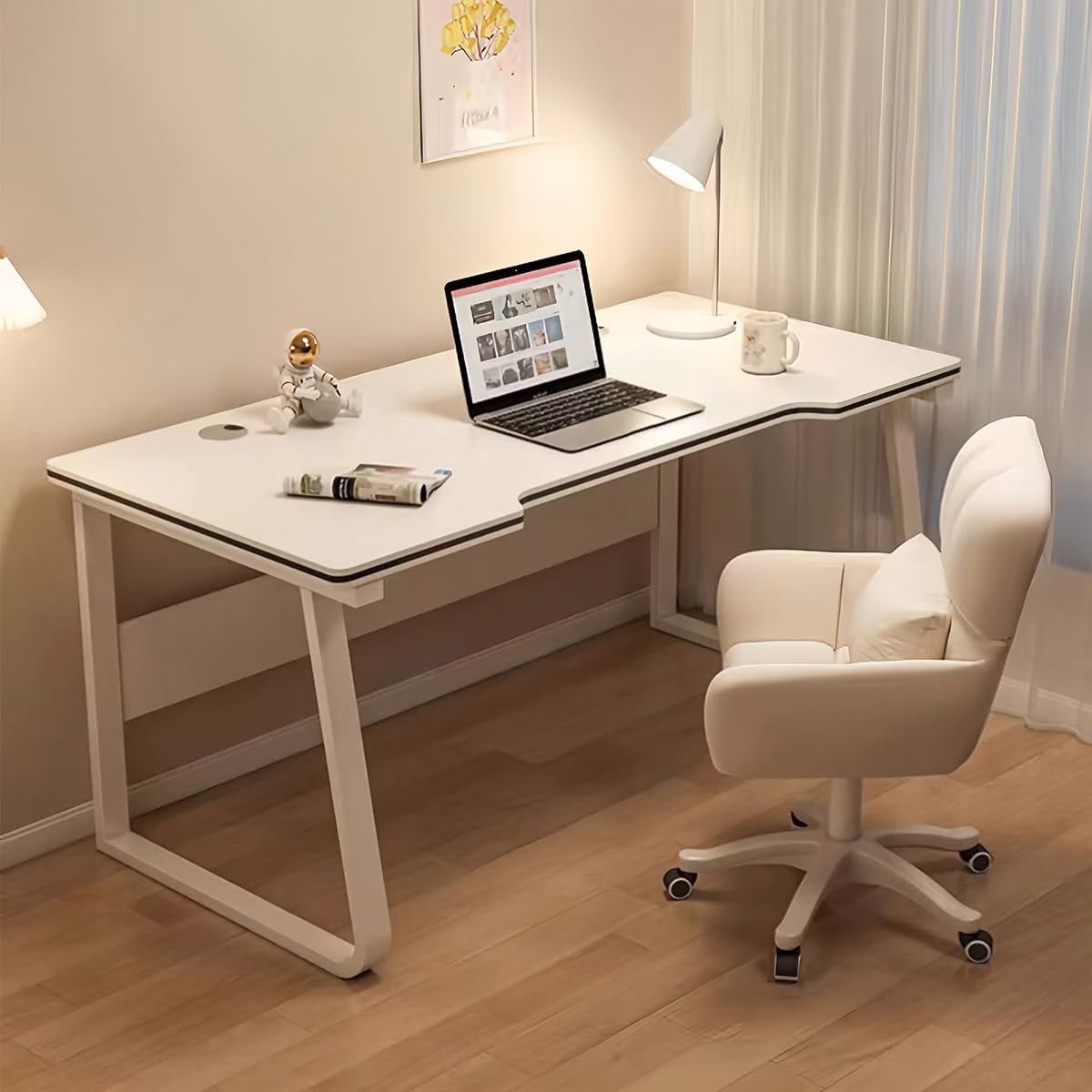 Gaming Desk Computer Writing Table Student Art Modren Simple Style PC ...