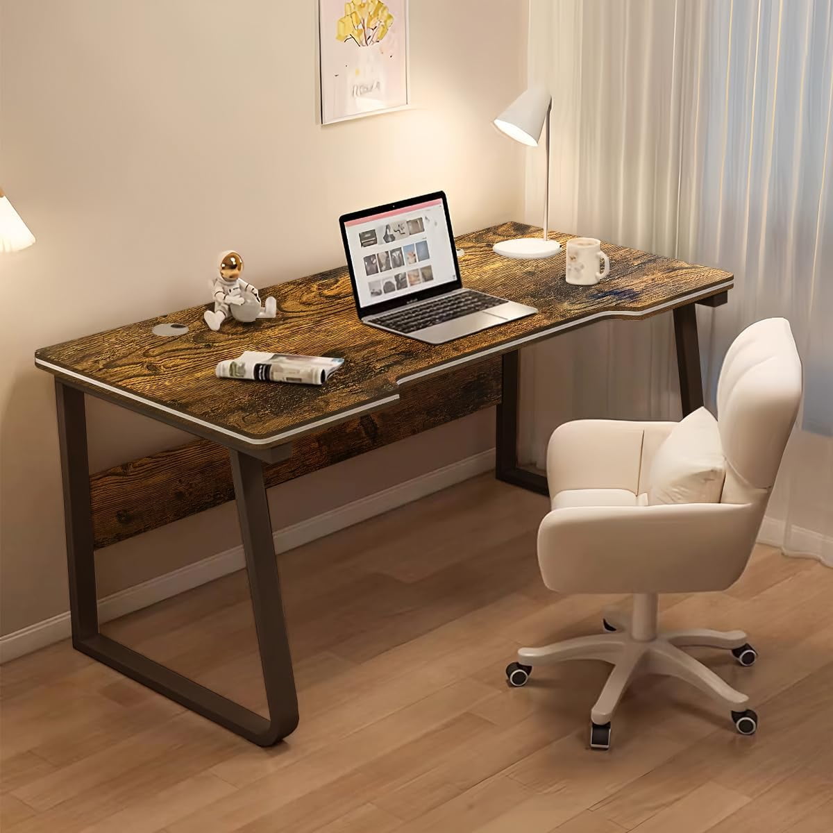 Gaming Desk Computer Writing Table Student Art Modren Simple Style PC ...