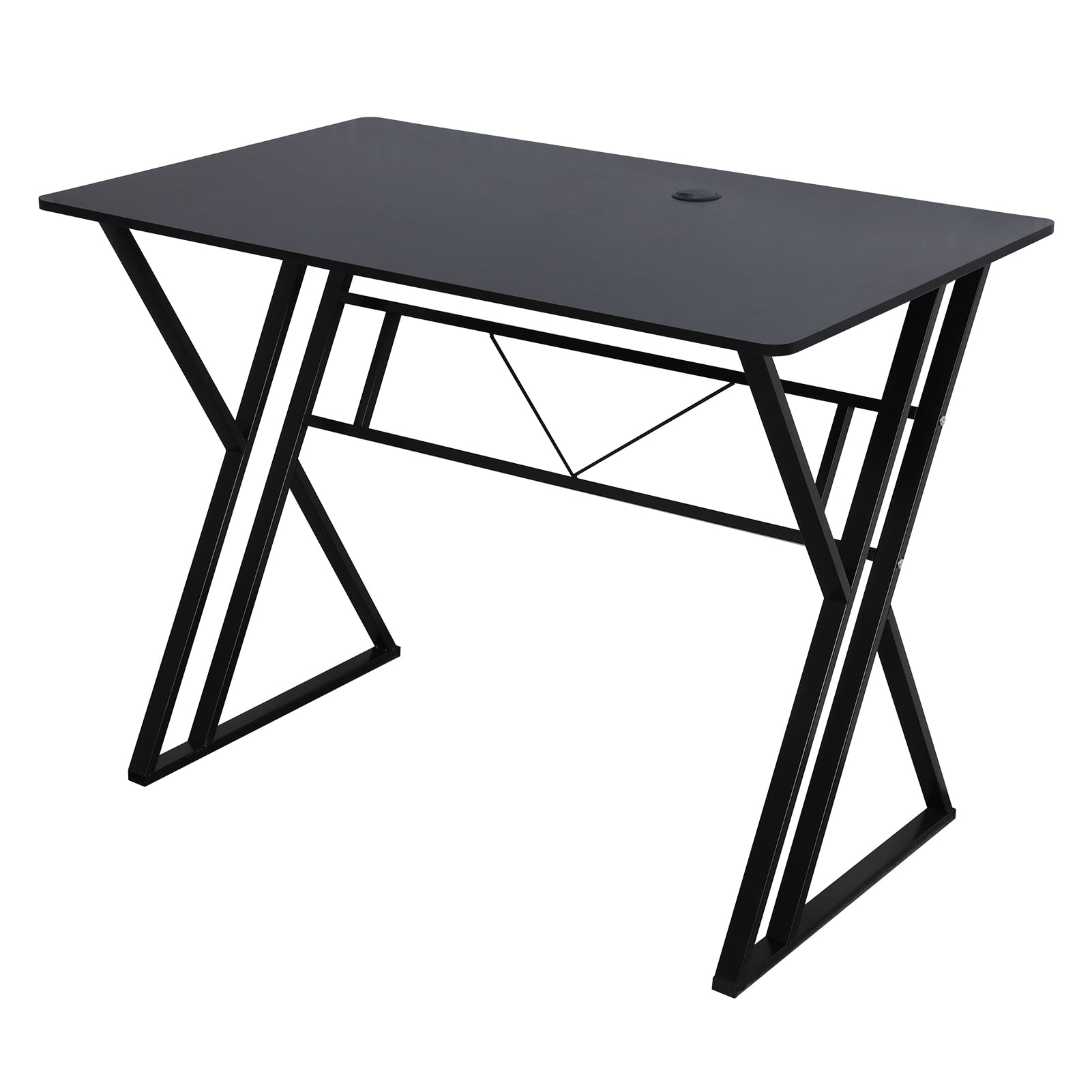 Gaming Desk, Ergonomic Computer Game Table with Dual K-shaped Steel ...