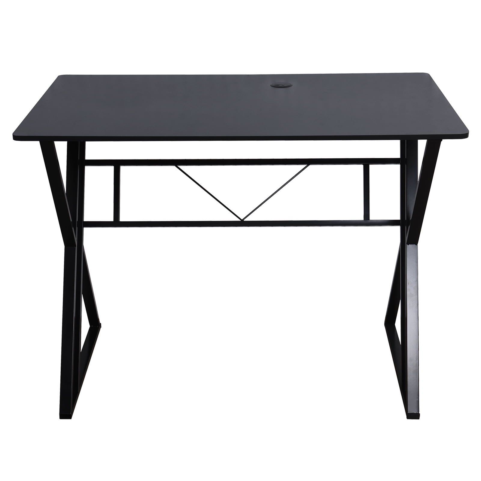 Gaming Desk, Ergonomic Computer Game Table with Dual K-shaped Steel ...