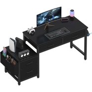 Ktaxon Office Furniture: Computer Desk with 3 Drawers and File Cabinet ...
