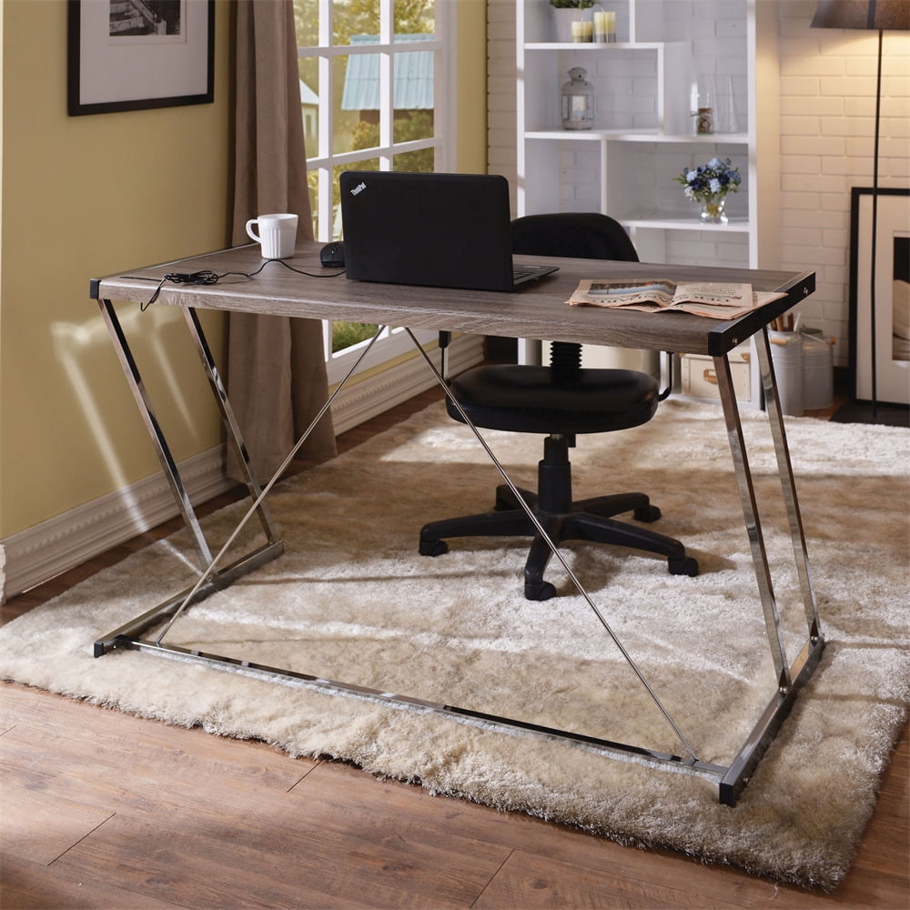Gaming Desk with USB Charging Dock,Modern Computer Desk for Home Office ...